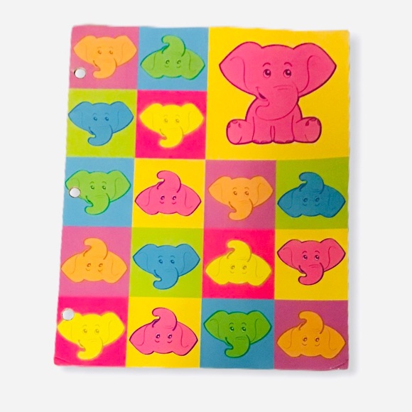 Other | Hot Pink Plastic Elephant Mug Folder | Poshmark